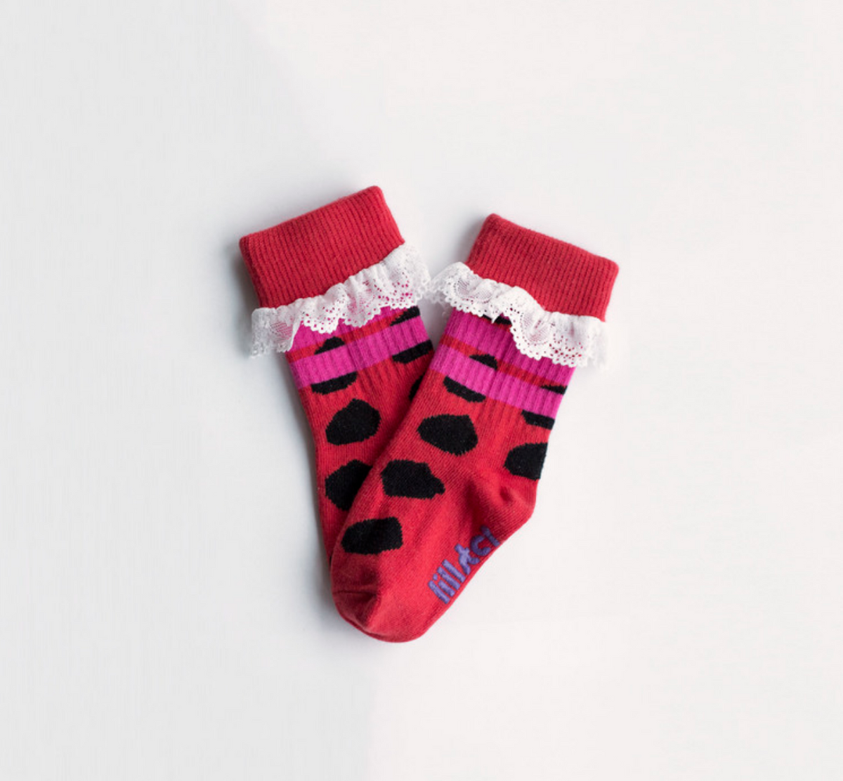 Red Frilly Socks - LAST PAIR 0-6 months – RubyRoe